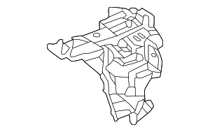 247-885-26-03 - Bezel Bracket 2021-2023 Mercedes-Benz GLB 35 AMG ...