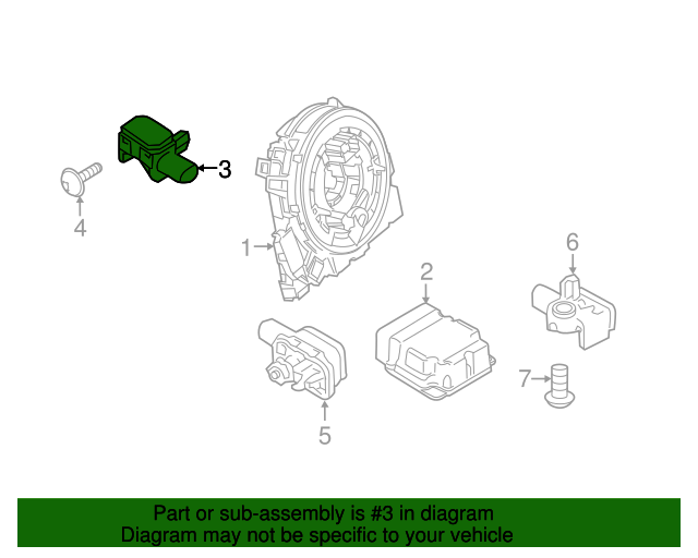 2011-2014 Porsche Cayenne Front Sensor 958-618-220-00 | Porsche Marin