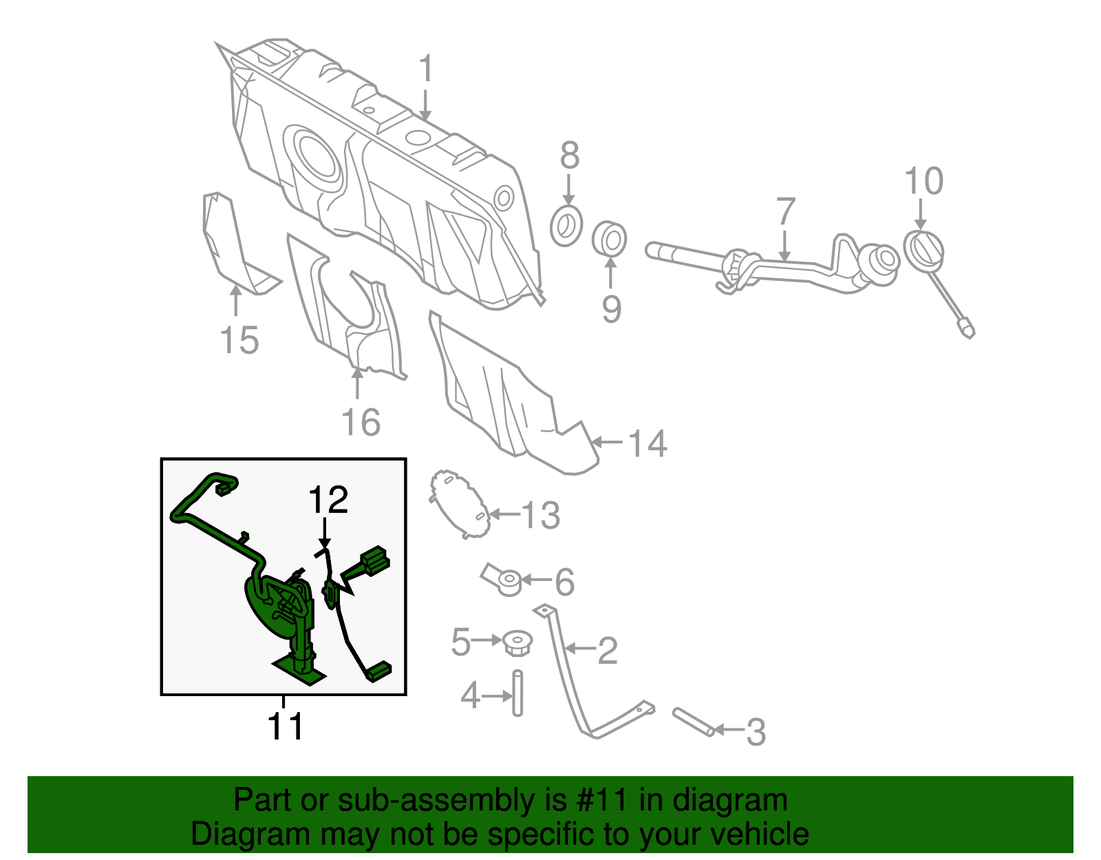 2005-2011 Ford | Motorcraft™ Fuel Pump And Sender Assembly | PFS-1394 ...