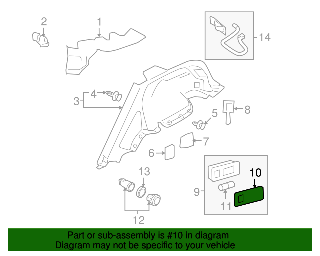 26442-AL510 - Lens 2003-2017 Infiniti | AutoNationParts.com