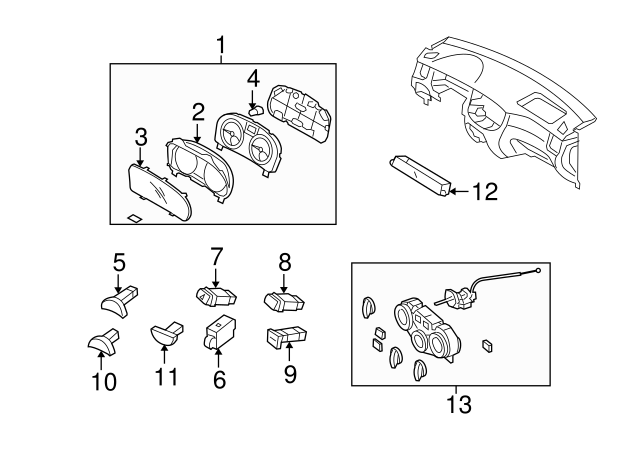 94950-1G001RU - Dimmer Switch 2006-2011 Kia | Kia.Parts Store