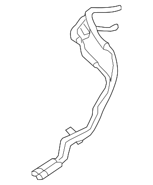 2007-2008 Hyundai Entourage Front Pipe 97540-4D201 | QuirkParts