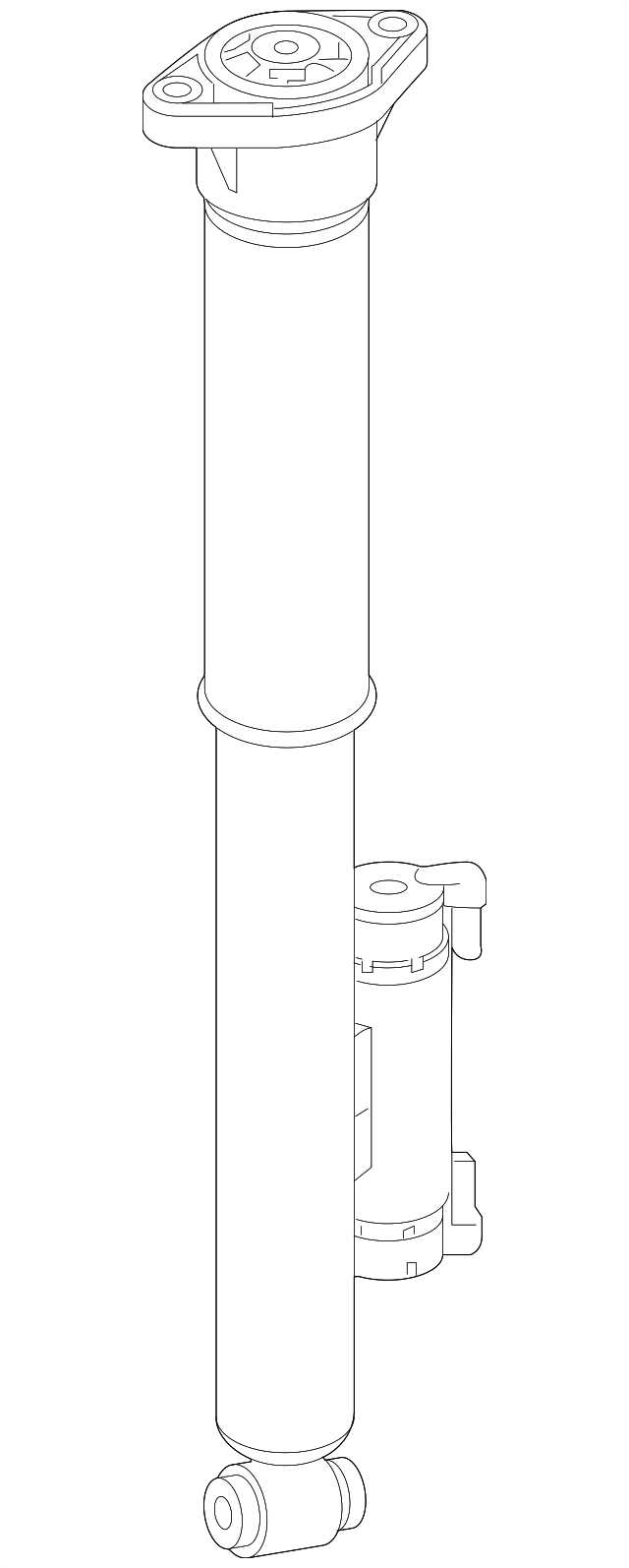 253-320-76-00 - Shock Assembly 2017-2023 Mercedes-Benz GLC 43 AMG ...