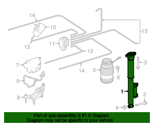 253-320-01-30 - Shock Assembly 2016-2023 Mercedes-Benz | Mercedes-Benz ...