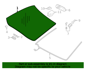 56101-3Y951 - Windshield 2019-2022 Lexus | Longo Lexus Parts