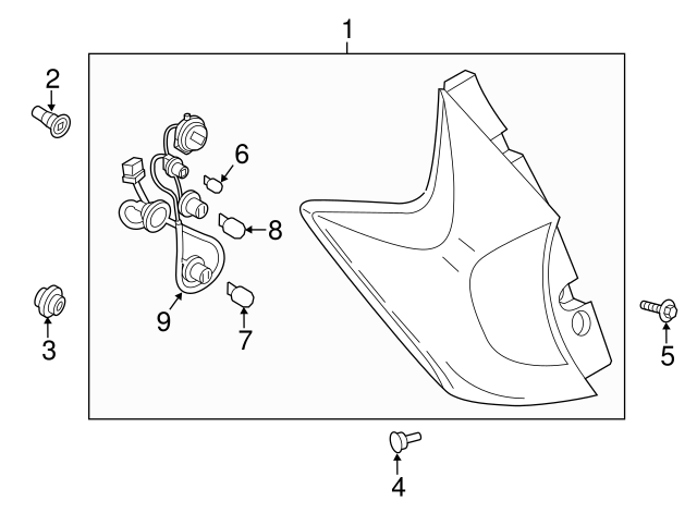 1999-2021 Nissan Tail Lamp Bulb 26261-89947 | Pro Nissan Parts