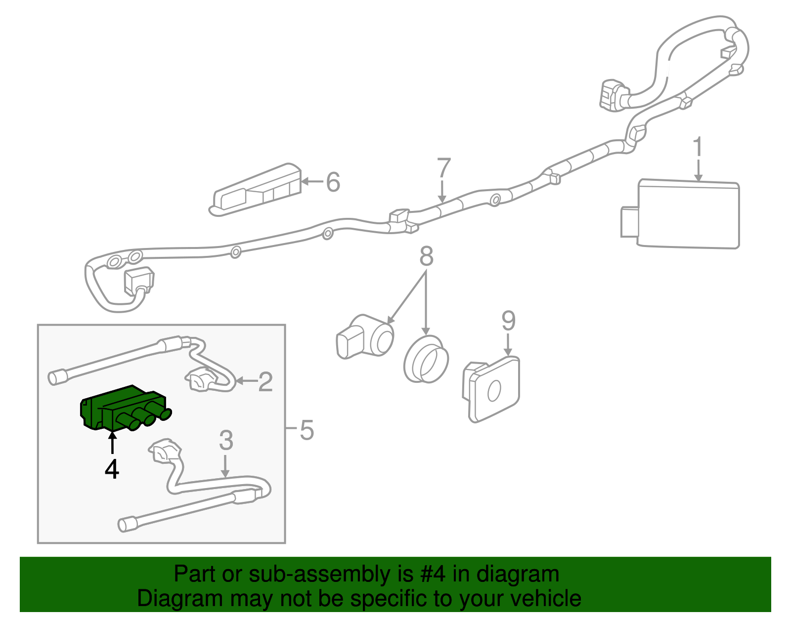 23275430 - Hands Free Liftgate Module 2017-2022 GM | GM Parts Warehouse