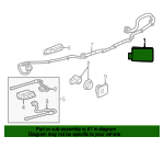 2018-2024 GM Passenger Side Obstacle Detection Control Module 84418802 ...