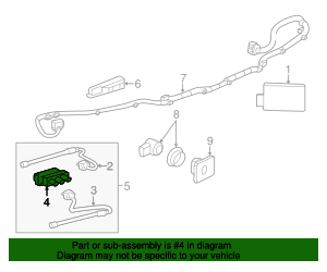 23275430 - Hands Free Liftgate Module 2017-2022 GM | GM Parts Warehouse