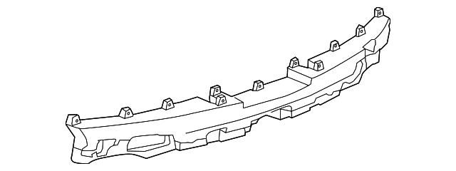 2014-2020 Chevrolet Impala Rear Bumper Energy Absorber 23489775 GM ...