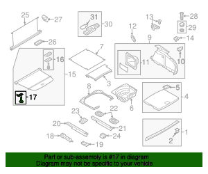 2009-2016 Audi Repair Kit 8K9-898-661-A-4PK | OEM Parts Online