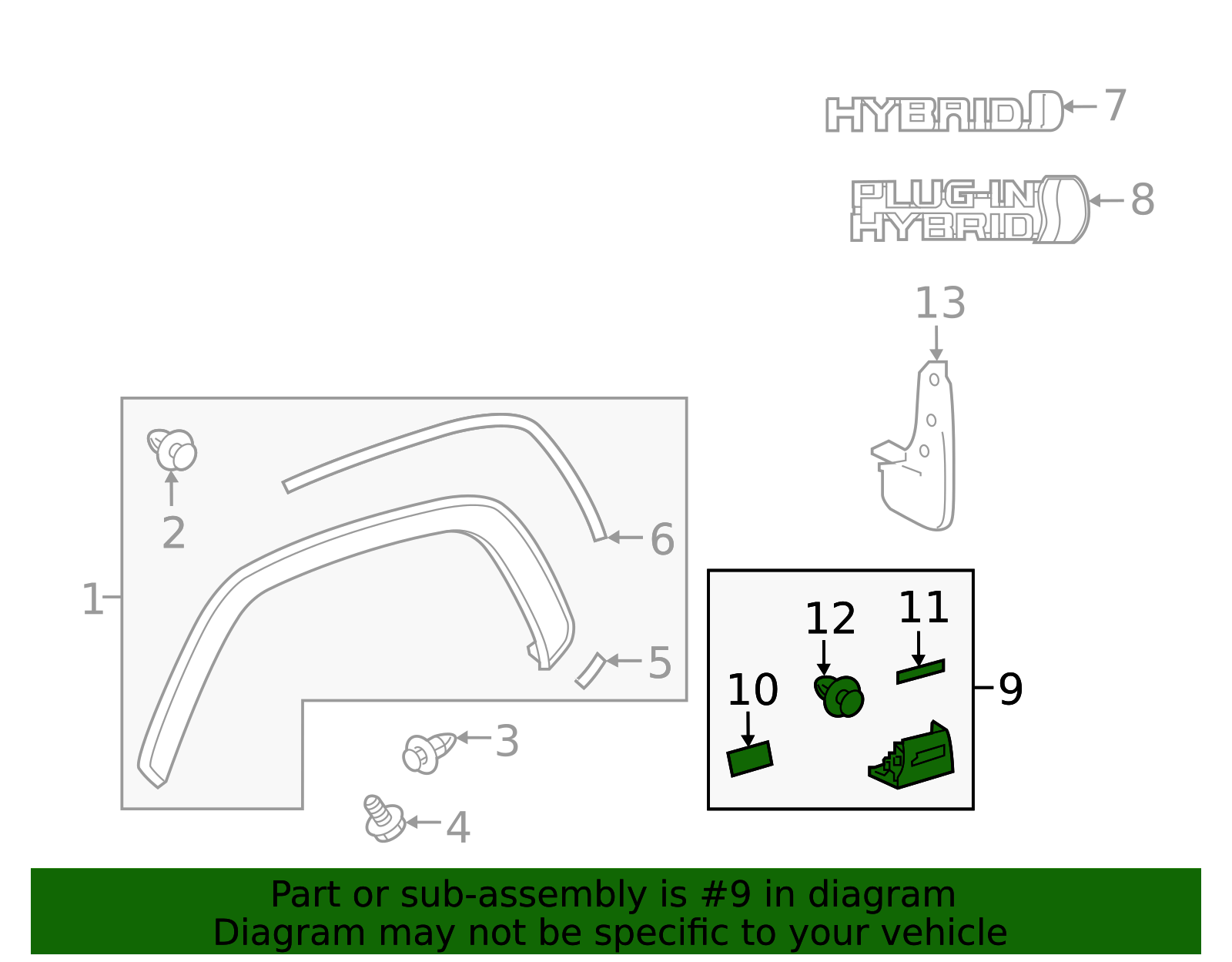 2019-2024 Toyota Protector 76901-0R010 | Toyota Parts Center