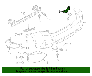 57707FL460 - Corner Support - 2018-2021 Subaru Crosstrek | World OEM ...