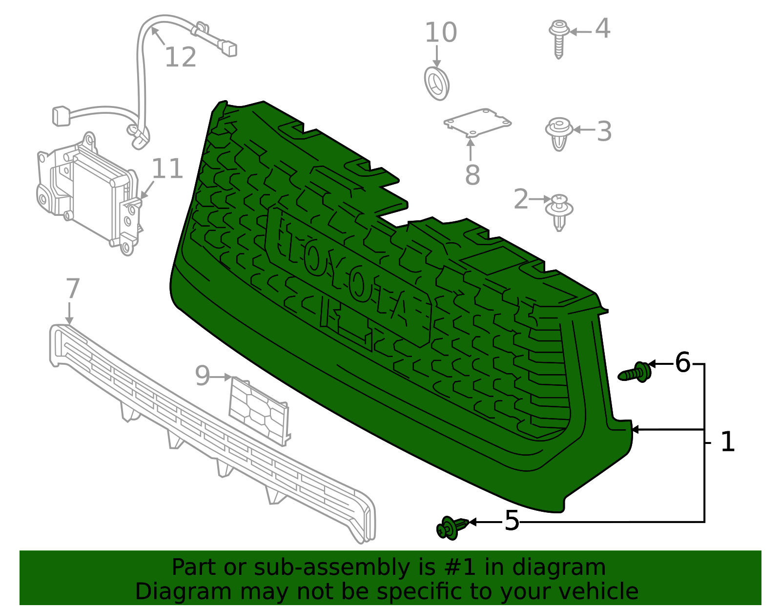 53101-0C041-A0 - Grille Assembly 2020-2021 Toyota Tundra | Longo Toyota ...