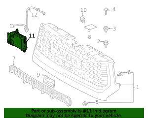 88210-0C010 - Cruise Control Distance Sensor 2018-2019 Toyota Tundra ...