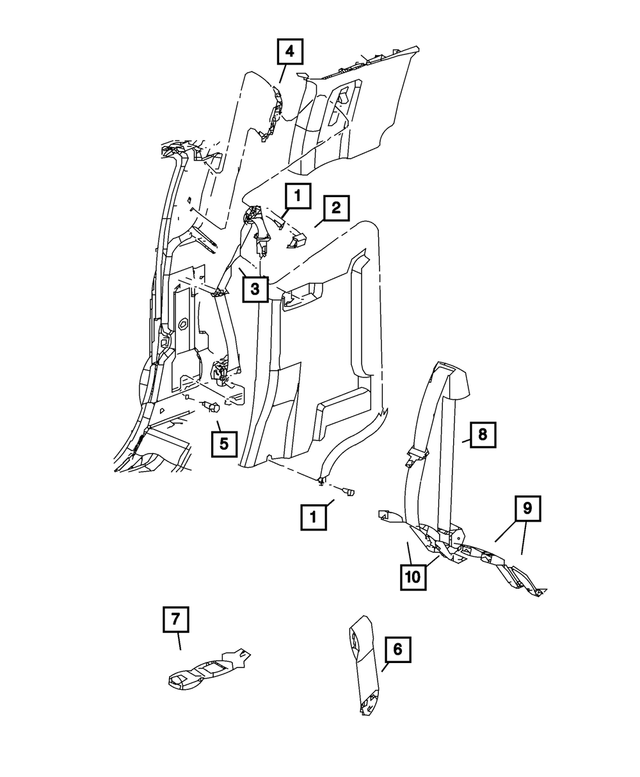 2006-2009 Dodge OEM NEW Mopar 2006-2009 Dodge Sprinter 2500 3500 Rear ...