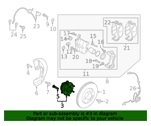 Genuine Hub Assembly for 2020-2025 Hyundai | Part# 51730-L1000 ...