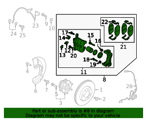 2022-2024 Hyundai Tucson Caliper Assembly 58130-N9101 | Retail ...