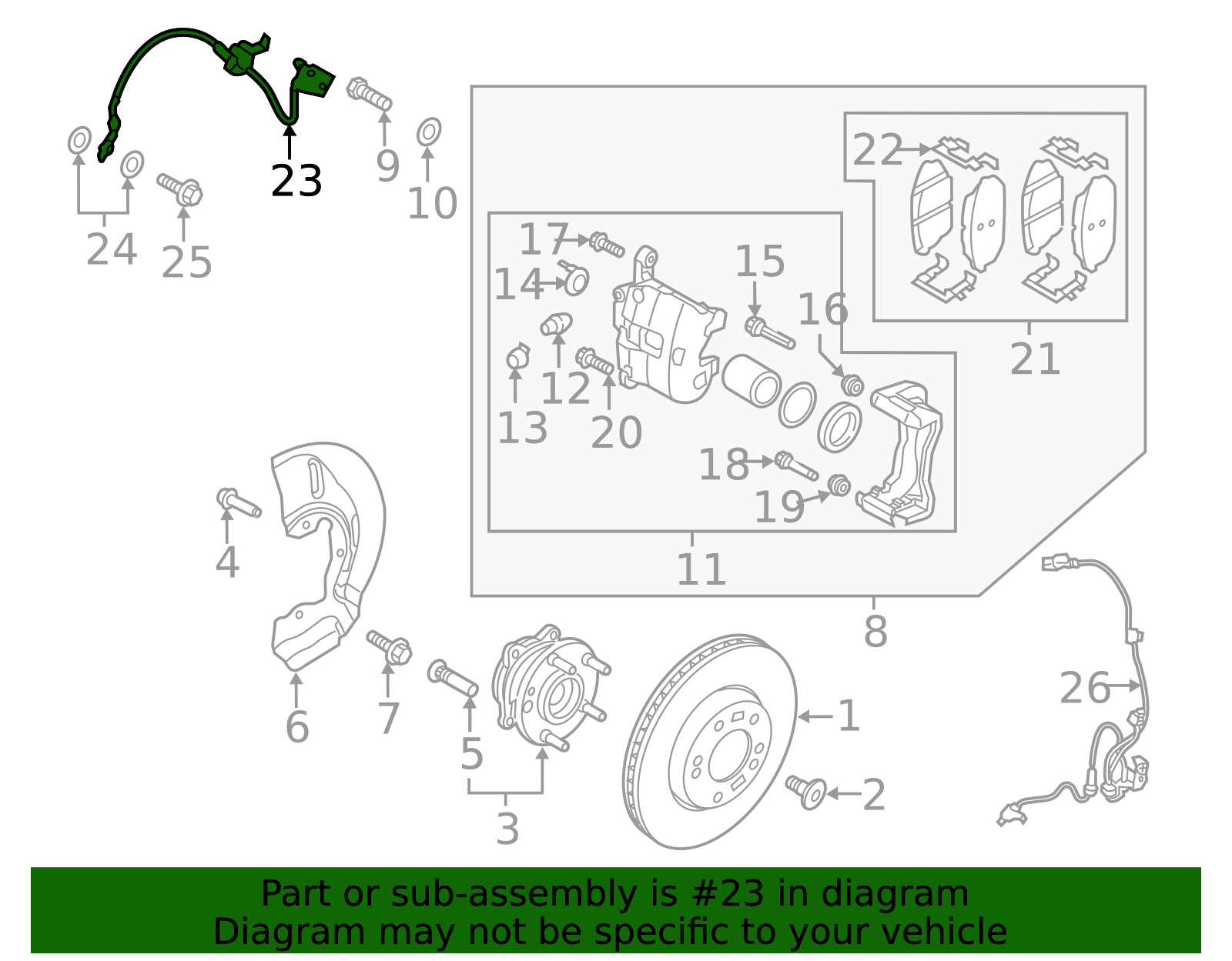Hyundai - 58732-CW100 - Flex Hose - 2022-2024 Hyundai Tucson | OEM ...