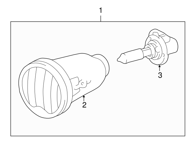 81210-0C021 - Fog Light 2001-2007 Toyota | AutoNation Parts