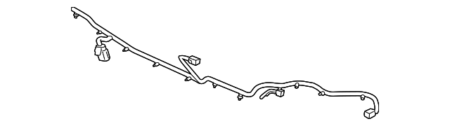 2014-2015 Chevrolet Silverado 1500 Front Object Alarm Sensor Wiring ...