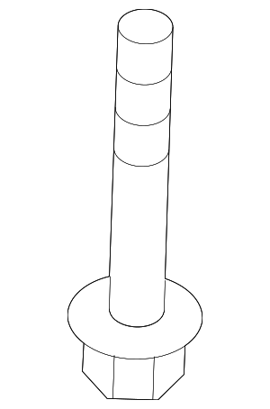 54563-3K000 - Lower Control Arm Rear Bolt 2007-2025 Kia | Kia.Parts Store