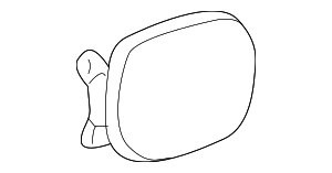 2003-2009 Toyota 4Runner Fuel Filler Door 77350-35050 | OEM Parts Online