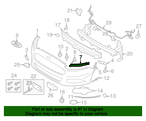 2013-2016 Ford Fusion Front Retainer - Passenger Side (RH) DS7Z-17E856 ...