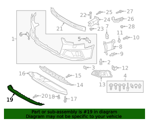 2019 Audi Spoiler 8W0-807-717-RP5 | Audi USA Parts