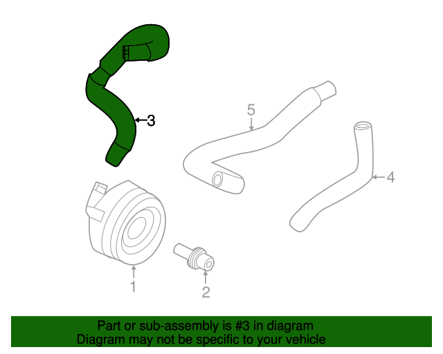 2017-2022 Nissan Water Hose 21306-4BB0A | Temecula Nissan Parts