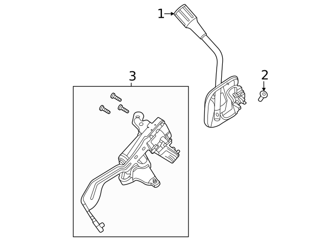 2020-2023 Ford Police Interceptor Utility Shifter Bolt w712000s451 ...