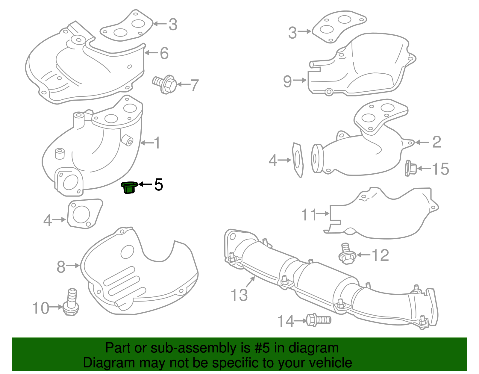 2002-2021 Subaru Suspension Stabilizer Bar Link Nut 902370029 | Subaru ...