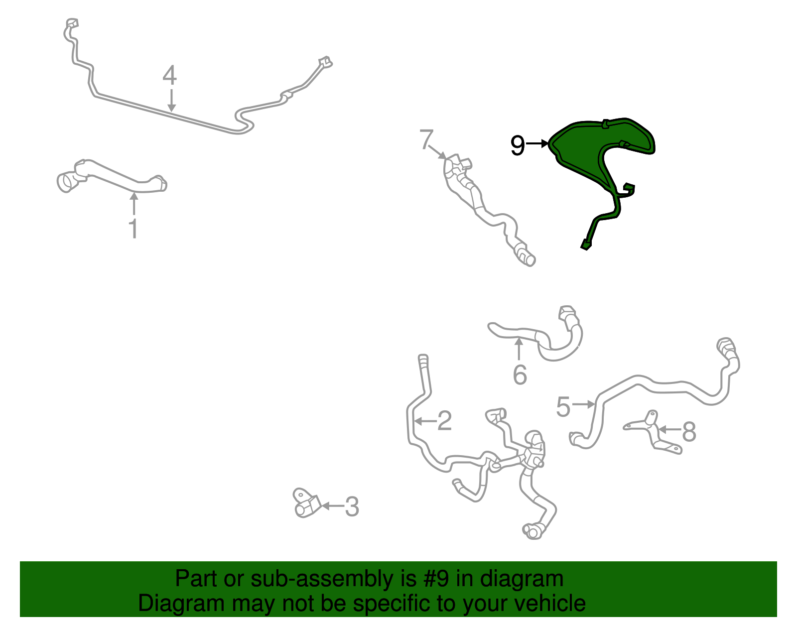 2015-2018 Volvo Tube 32222278 | OEM Parts Online