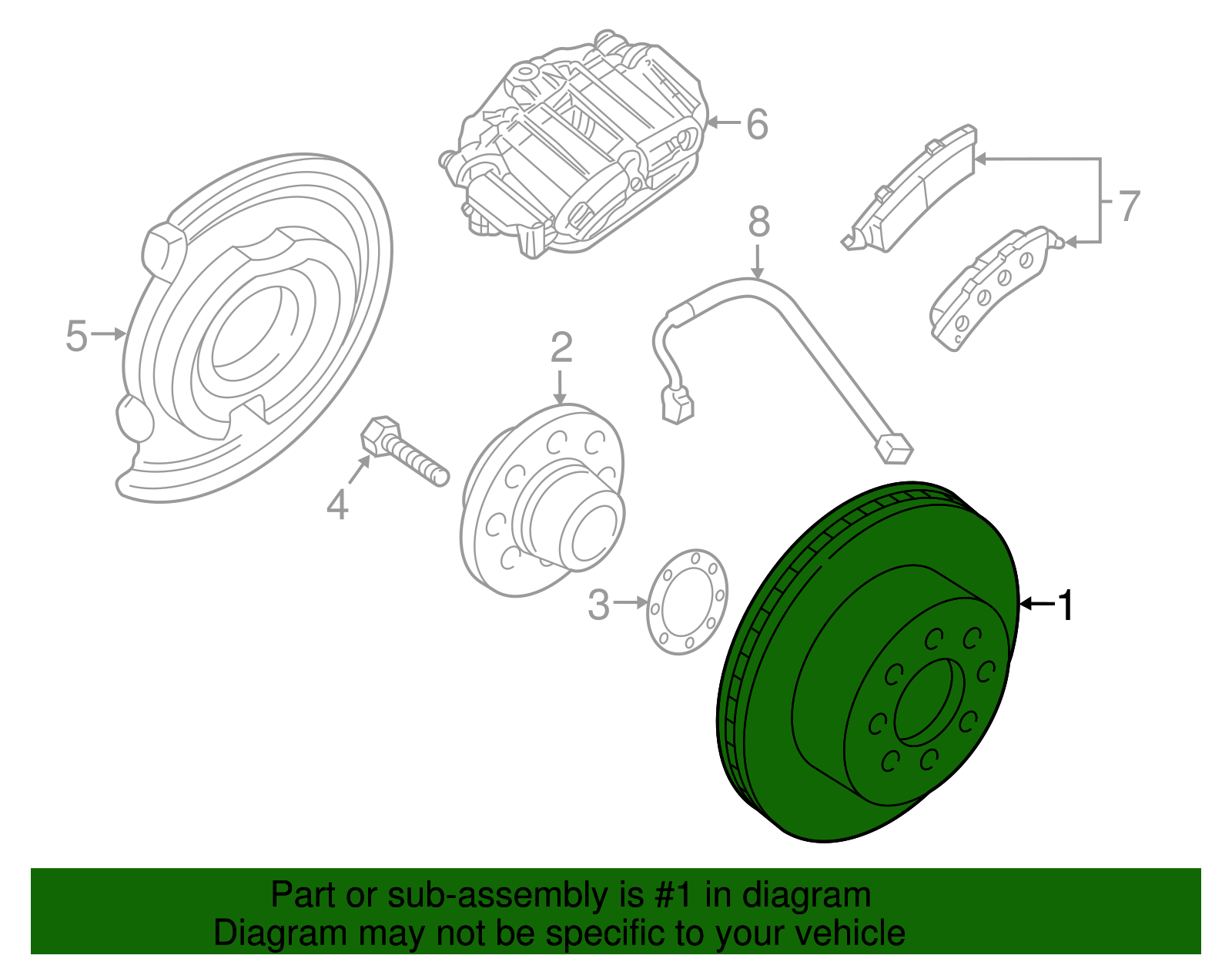 2009-2020 GM Rear Disc Brake Rotor 25792698 | GM Parts Center