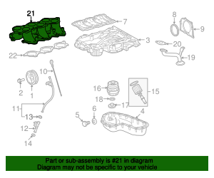 17111-31141 - Intake Manifold - 2006-2018 Toyota | OEM Genuine Toyota Parts