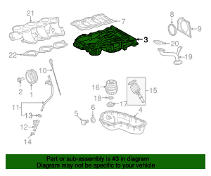 2005-2013 Toyota Oil Pan 12101-31121 | OEM Parts Online