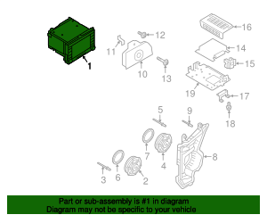 2018-2019 Volkswagen Am/fm Cd 5C0-035-200-E | QuirkParts