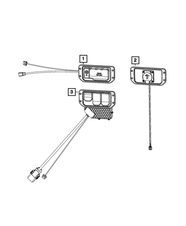 2025 Ram 1500 Inverter Power Outlet 68626789AA | Mopar eStore
