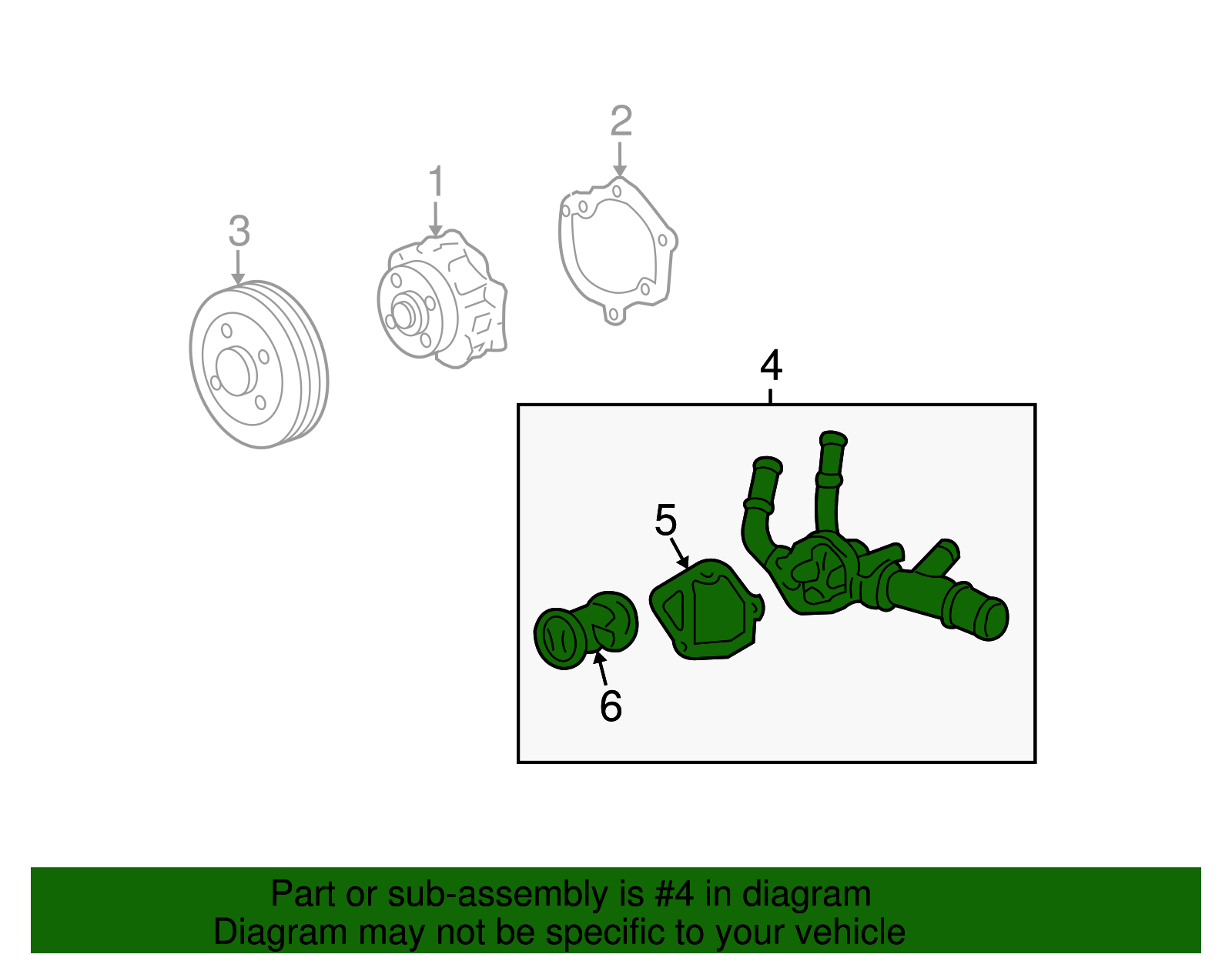 12689039 - Engine Coolant Thermostat and Housing Assembly 2007-2017 GM ...