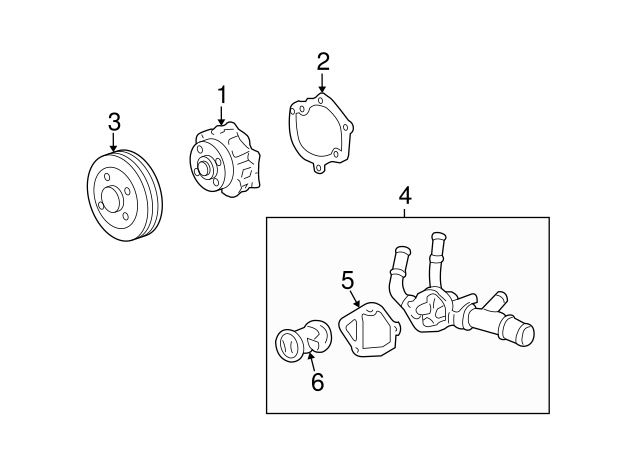 2007-2017 GM Thermostat Housing 12651113 | TascaParts.com