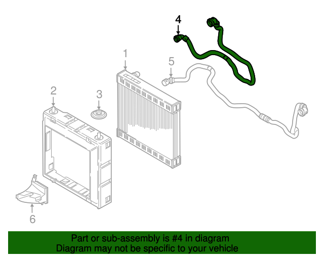 Genuine BMW 17-12-8-602-870 | Upper Hose | FREE Shipping on Most Orders ...