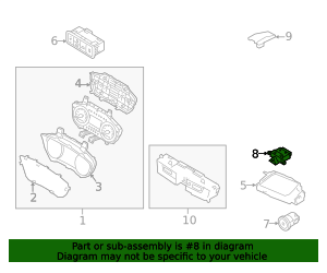 2021-2023 Genesis G80 Switch Assembly Hazard 93790-T1000-VCS | OEM ...