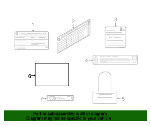 71236995663 - 2012-2019 BMW Warning Label (71-23-6-995-663) | BMW of ...