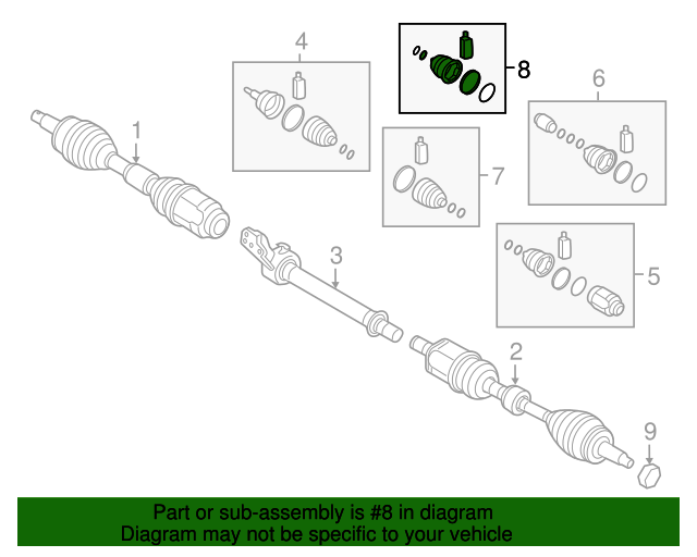 2015-2019 Hyundai Sonata Inner Boot 49583-C1350 | OEM Parts Online