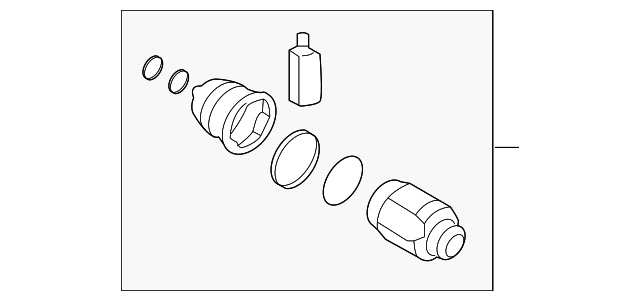 2015-2019 Hyundai Sonata Inner Cv Joint 49582-C2350 | World OEM Parts ...