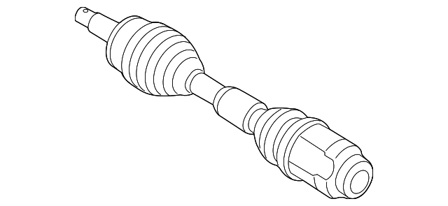 2015-2017 Hyundai Sonata Axle Assembly 49501-C2350 | OEM Parts Online