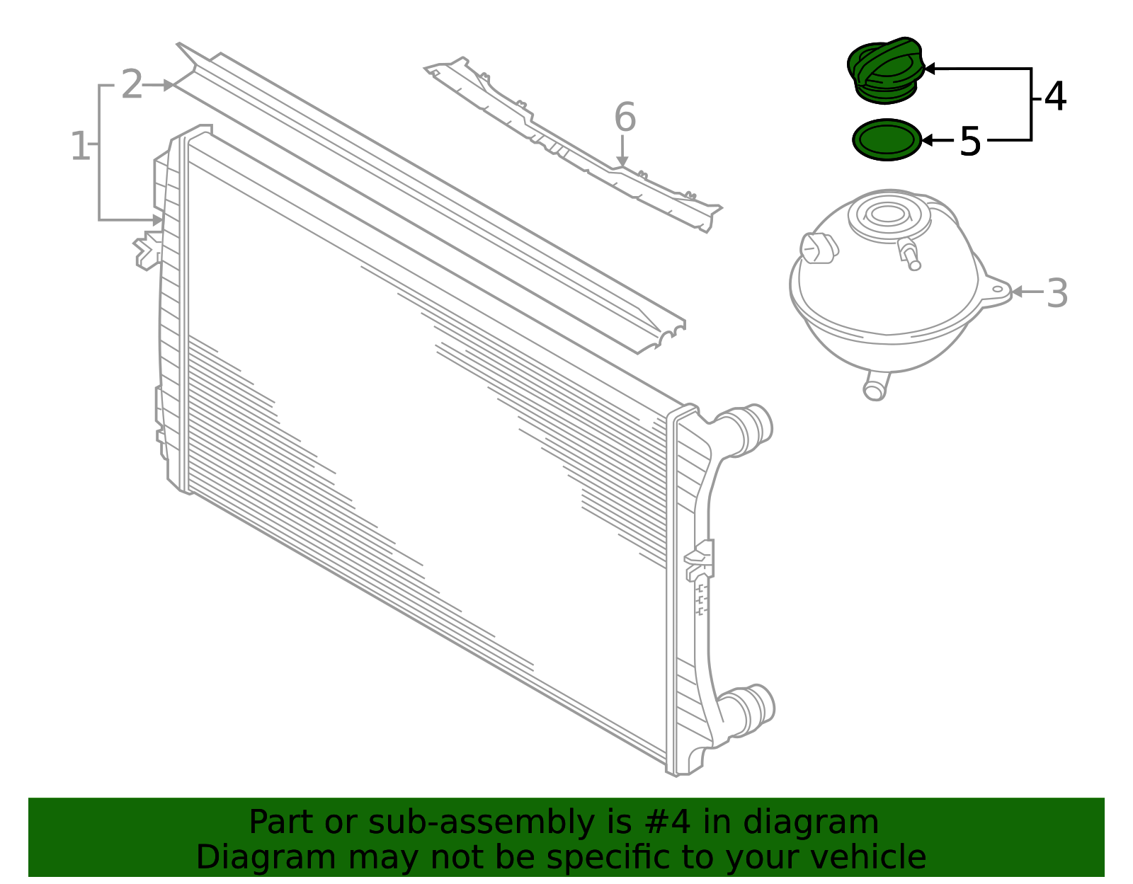 2009-2025 Volkswagen Cap 2Q0-121-321-A | OEM VW Parts Haus