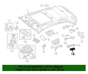 000-906-09-35-1B88 - Courtesy Lamp 2015-2018 Mercedes-Benz | Mercedes ...