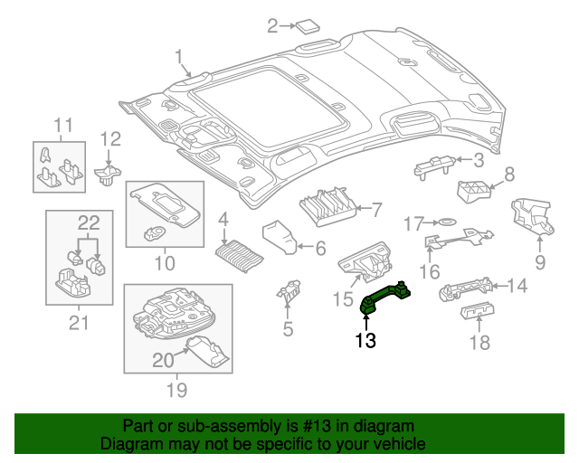 246-810-07-54-9051 - Grip Handle 2014-2023 Mercedes-Benz | Mercedes ...