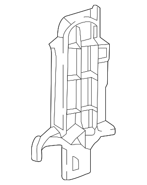 222-505-04-00 - Auxiliary Radiator Side Bracket 2018-2021 Mercedes-Benz ...
